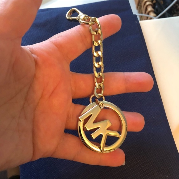 Michael Kors | Bags | Nwot Michael Kors Golden Keychain Bag Charm ...